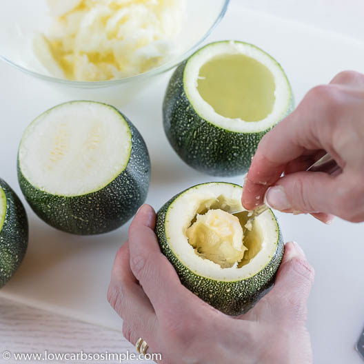 Stuffed Round Zucchini | Low-Carb, So Simple!