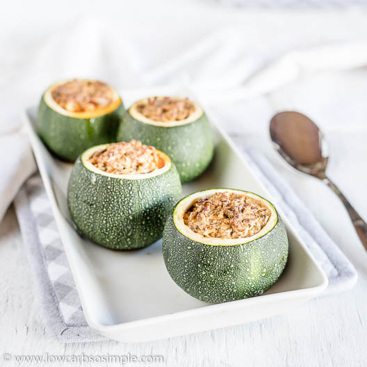 Stuffed Round Zucchini | Low-Carb, So Simple!