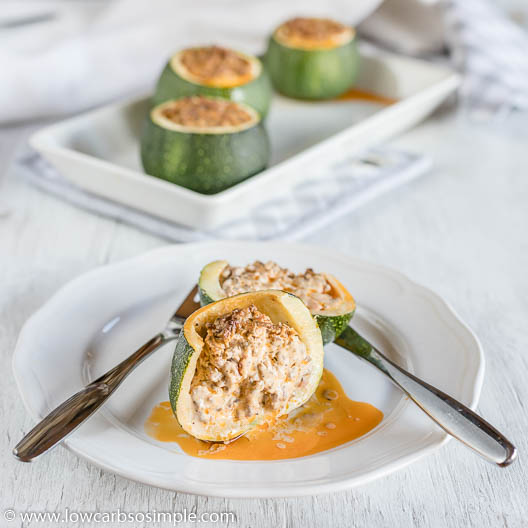 Stuffed Round Zucchini | Low-Carb, So Simple!
