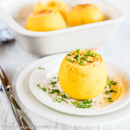 Stuffed Round Zucchini | Low-Carb, So Simple!