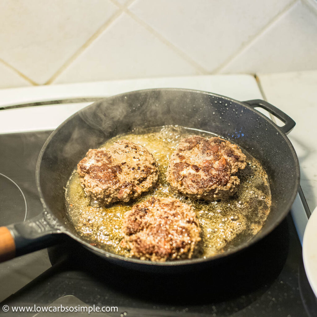 Beef Burgers with Bacon and Blue Cheese | Low-Carb, So Simple!